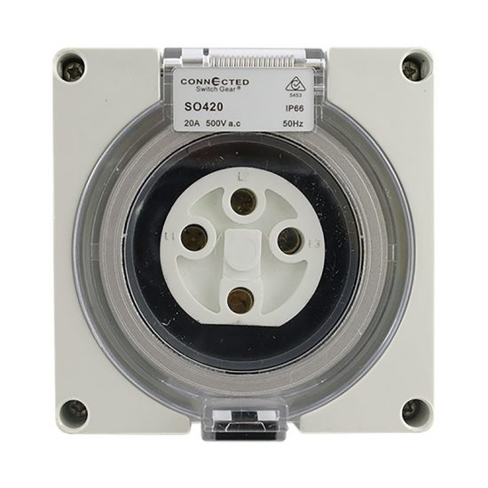 63 Amp 3 Phase Isolator Switch 500V AC | IP66 | IMPACT S Series