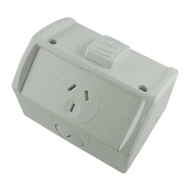 Single Weatherproof GPO 10A 250V AC IP53 SPLASH Series
