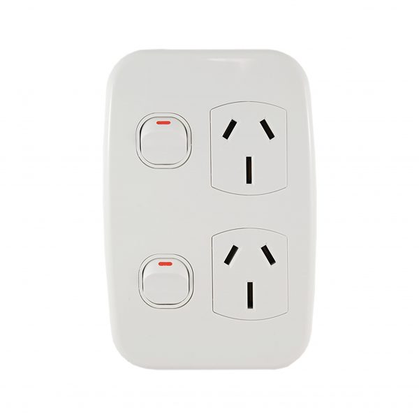 Double Power Point with USB | USB-POD10 | Connected Switchgear
