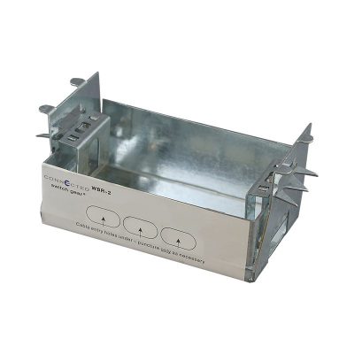 Metal Wall Box Recessed Swinging Clips | Connected Switchgear