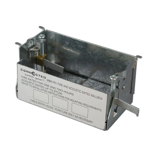 Fire Rated Wall Box Sliding Clips | Connected Switchgear