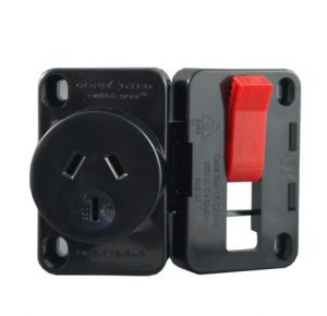 Quick Connect Plug Base in Black | Connected Switchgear