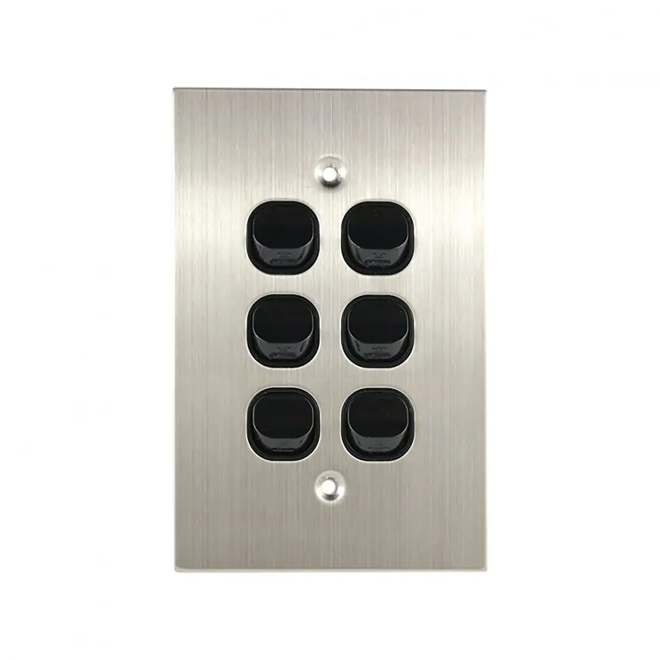 Intermediate Switch Plate 1 Gang 10A 54mm Mounting Centres
