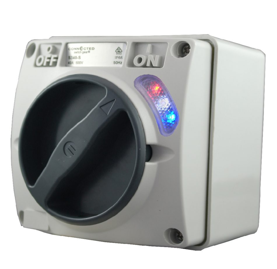 IP66 Surface Switch 20A 500V AC 3 Pole | Connected Switchgear