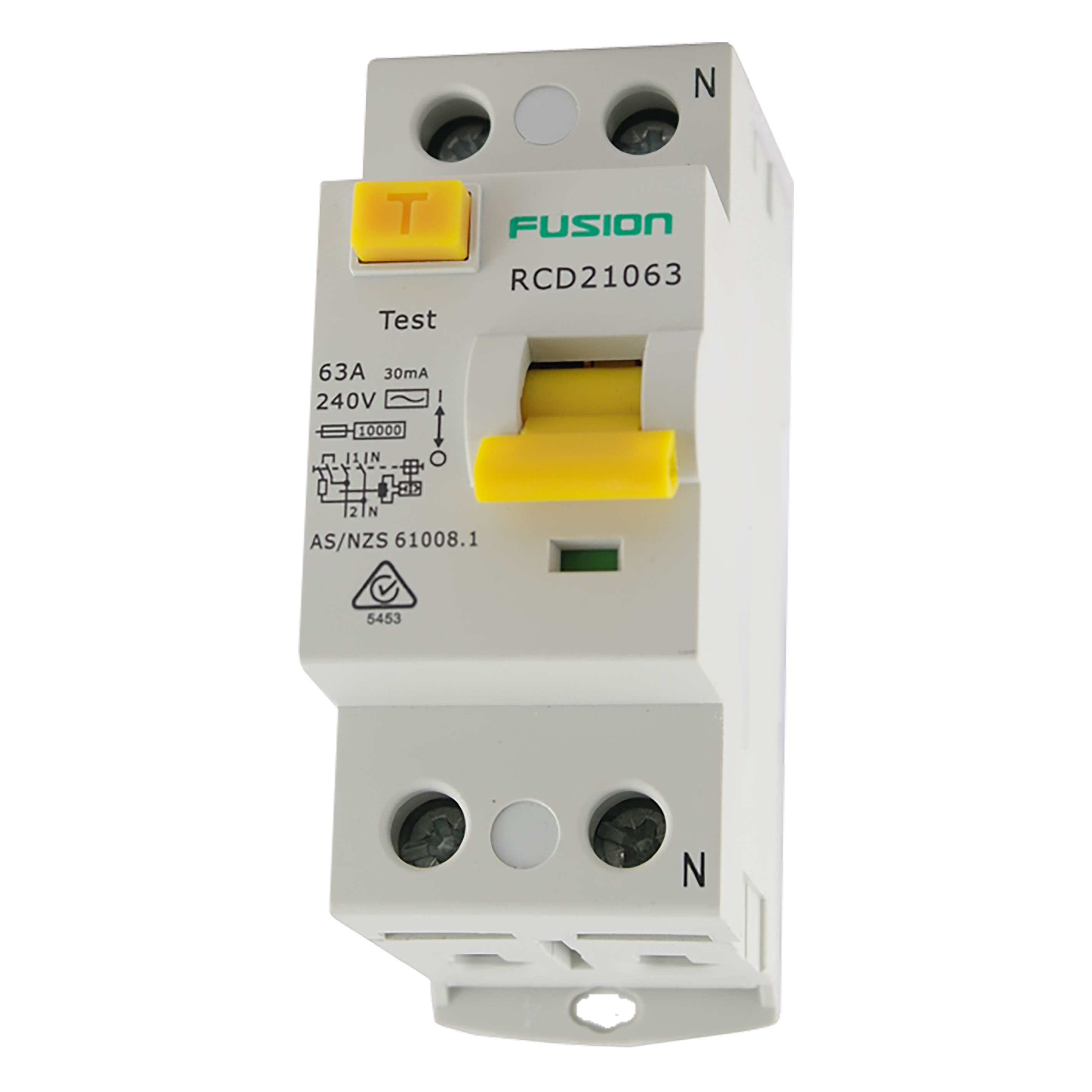 RCD Safety Switch 10kA 250V 40A 30mA 2 Pole RCD RCD Safety Switches RCD Safety Switch 10kA 250V 40A 30mA 2 Pole RCD RCD Safety Switches