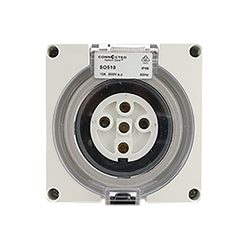 IP66 Socket Outlet 5 Pin - 250V 10A | IP66 Socket Outlets, IMPACT ...