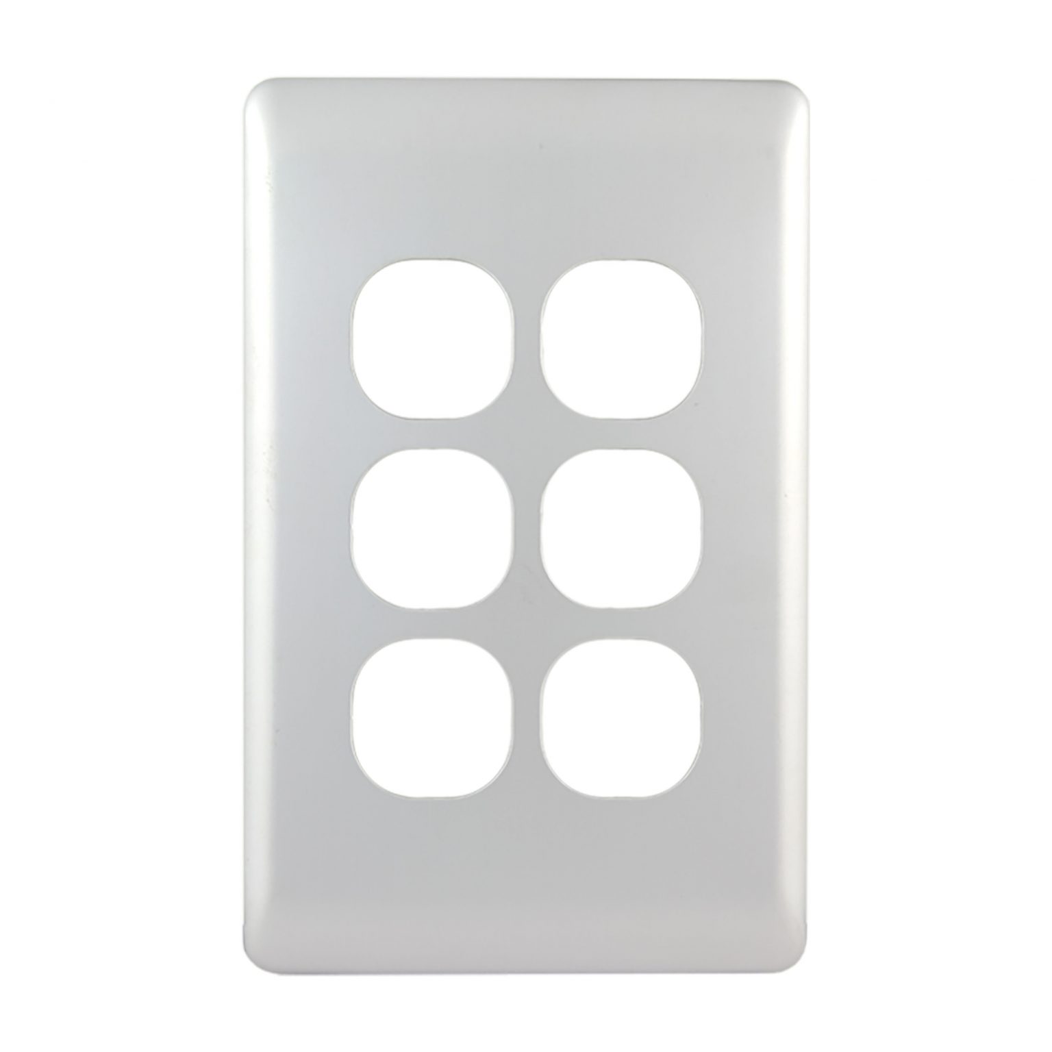 GEO Series 6 Gang Light Switch 10A 250V AC | Connected Switchgear