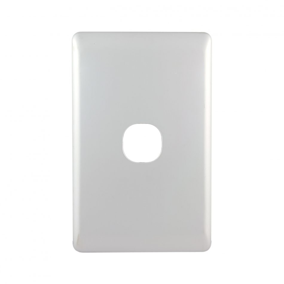 Brushed Brass Cover Plate for Double GPO | GEO Series