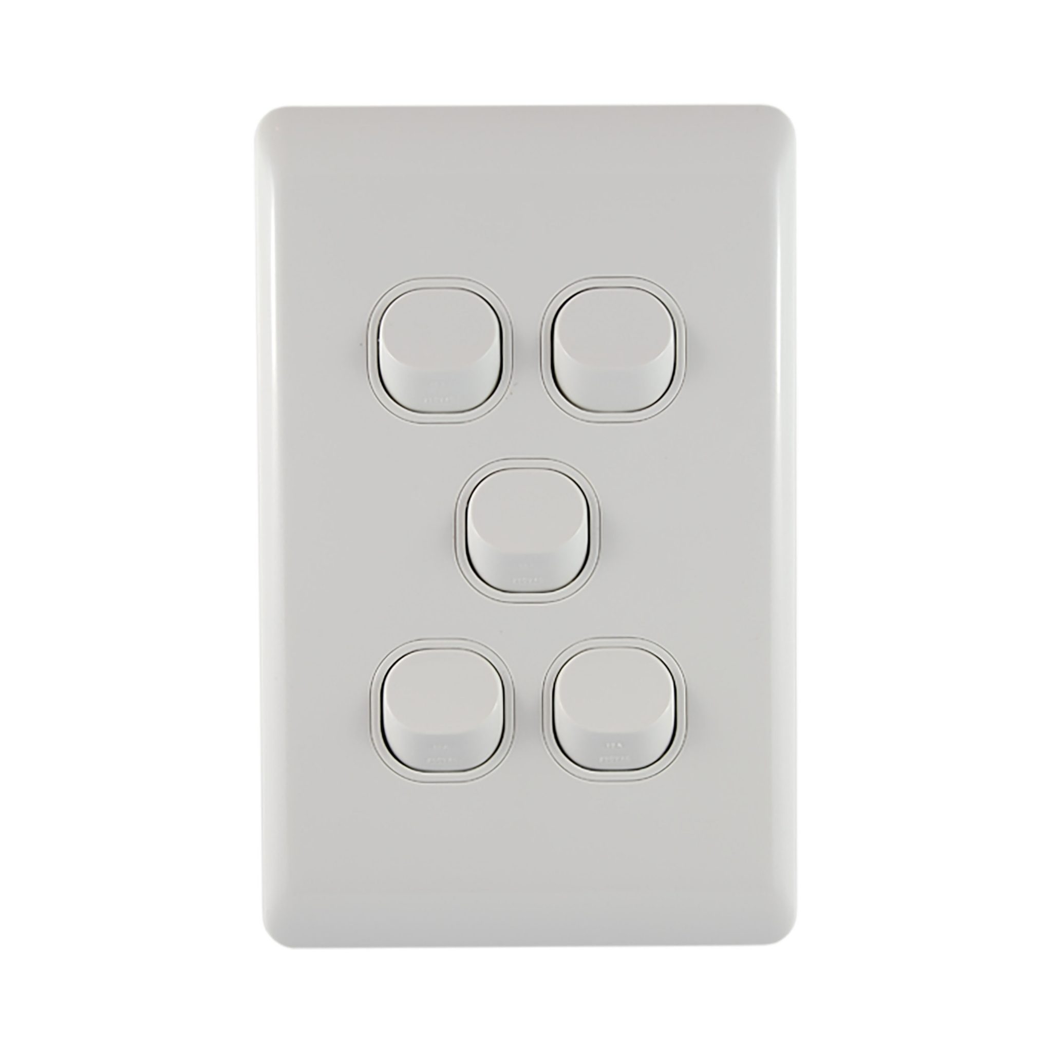 Single GPO with 2 Extra Switches 10A 240V | GEO Series