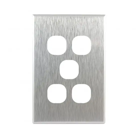 Double GPO with Extra Switch Vertical 10A 240V AC | GEO Series