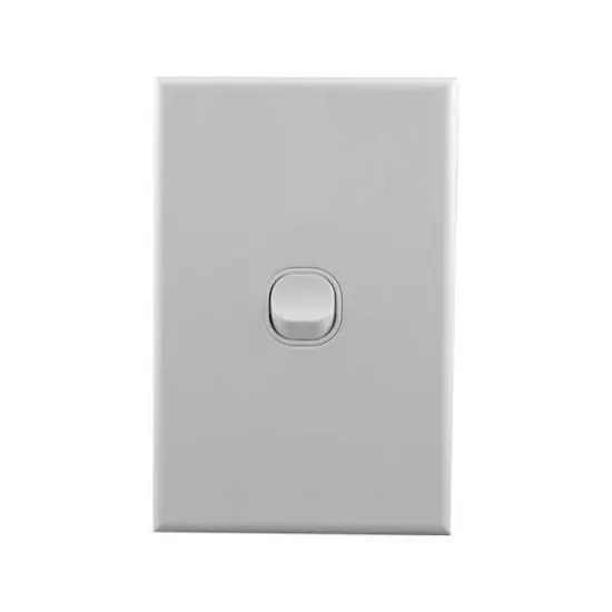 Intermediate Switch Plate 1 Gang 10A 54mm Mounting Centres