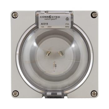 Appliance Inlet 3 Pin 10A 250V AC IP66 | IMPACT Series