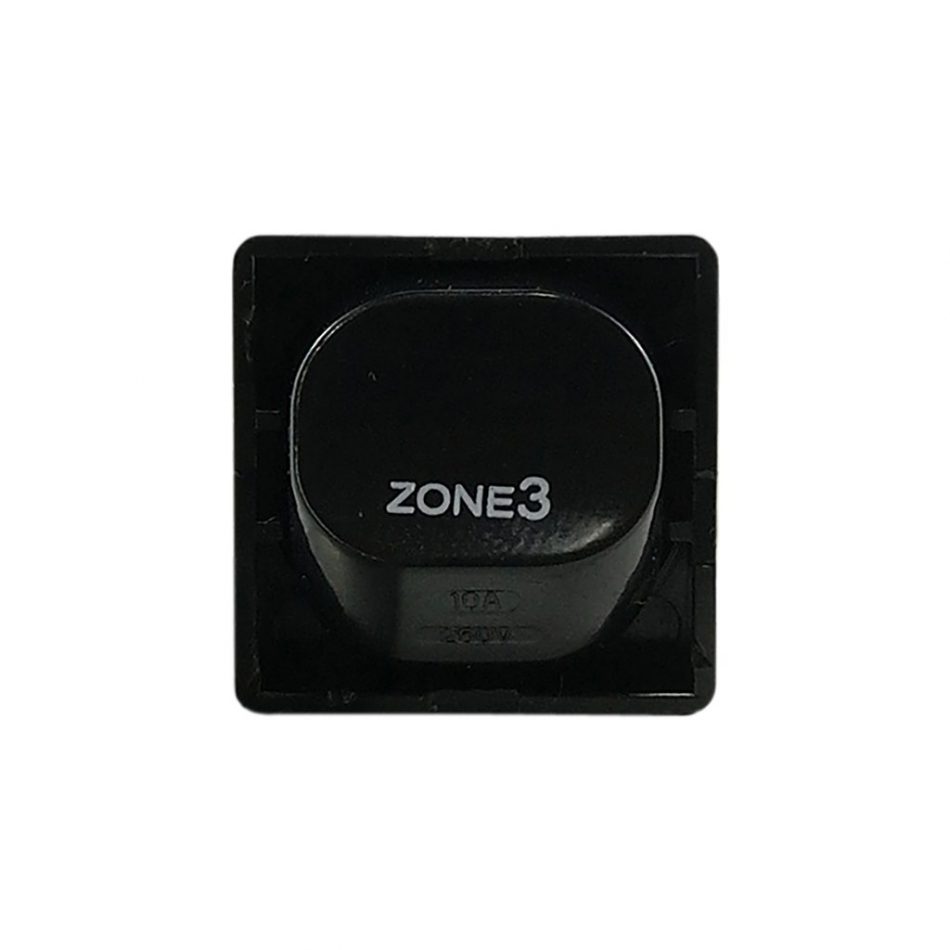 Stainless Steel GPO Double with Extra Switch 10A | PLATINUM Series