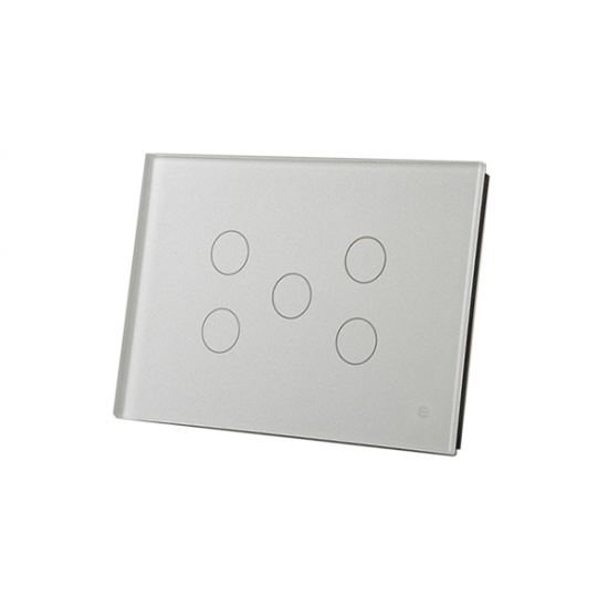 Intermediate Switch Plate 1 Gang 10A 54mm Mounting Centres