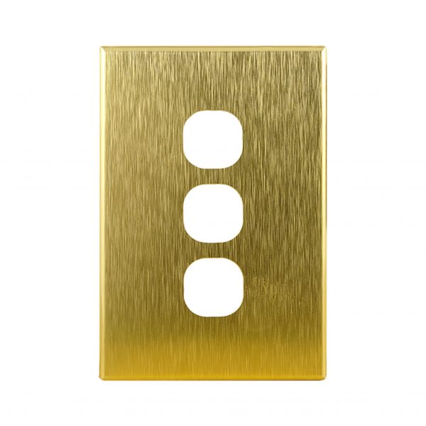 Buy Brass & Aluminium Cover Plates Online at Connected Switchgear
