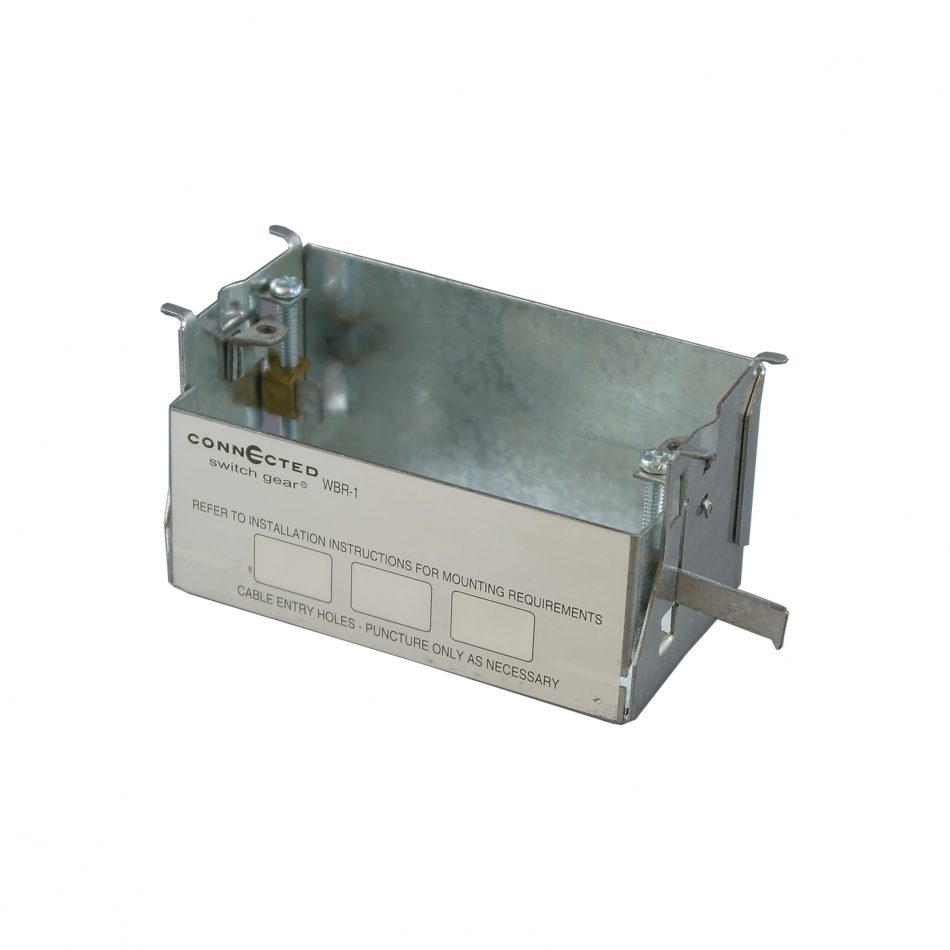Recessed Wall Box | Mounting Brackets | Connected Switchgear