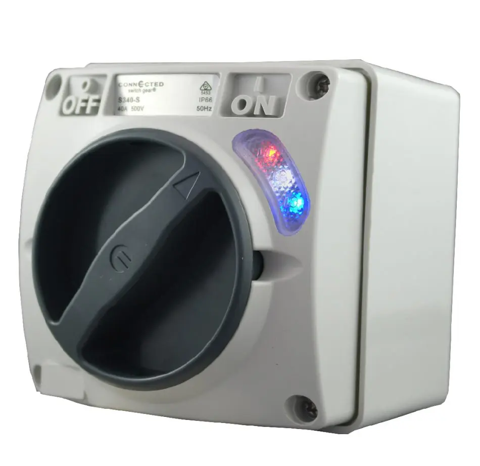 IP66 Surface Switch 16A 250V AC 2 Pole | Connected Switchgear