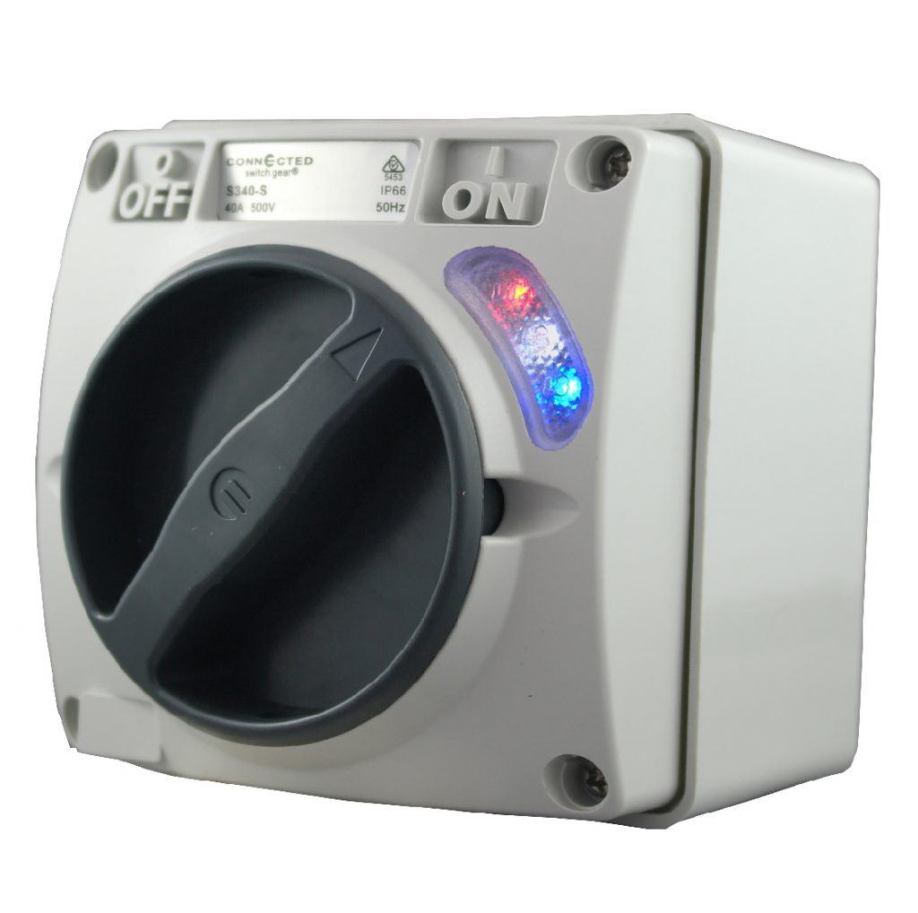 IP66 Surface Switch 32A 500V AC 3 Pole | Connected Switchgear