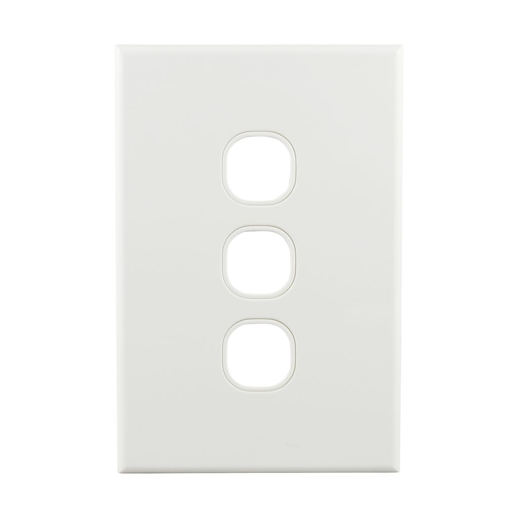 3 Gang Grid and Plate | BASIX S Series | Connected Switchgear