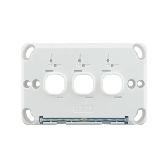 3 Gang Grid and Plate | BASIX S Series | Connected Switchgear