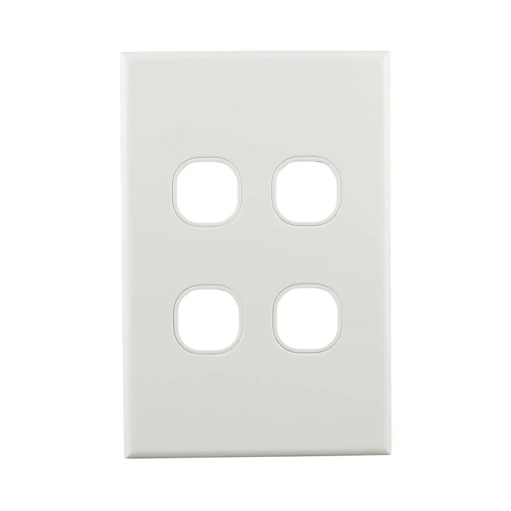 4 Gang Grid and Plate | BASIX S Series | Connected Switchgear