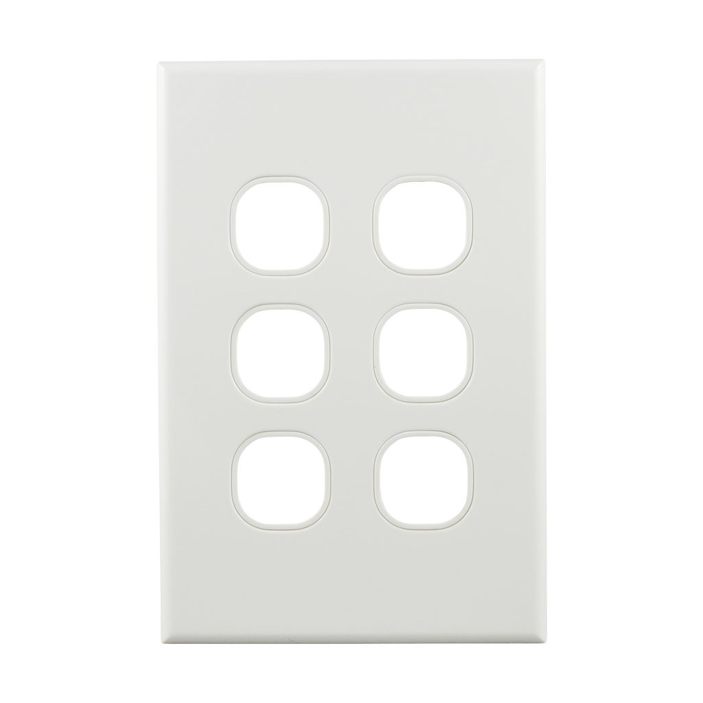 6 Gang Grid and Plate | BASIX S Series | Connected Switchgear