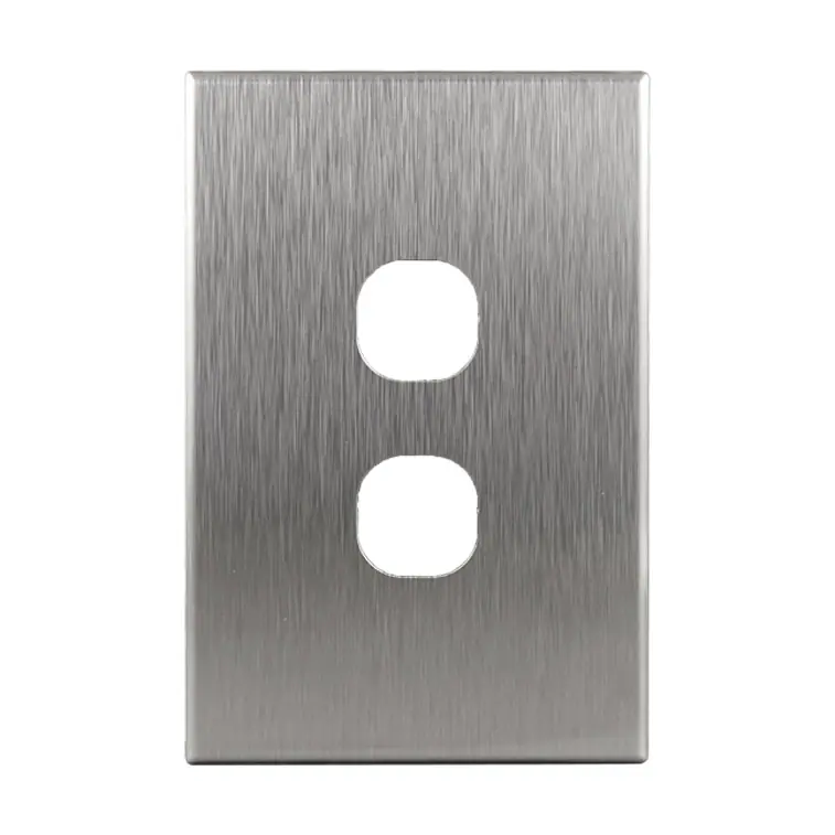 Buy Brass & Aluminium Cover Plates Online at Connected Switchgear
