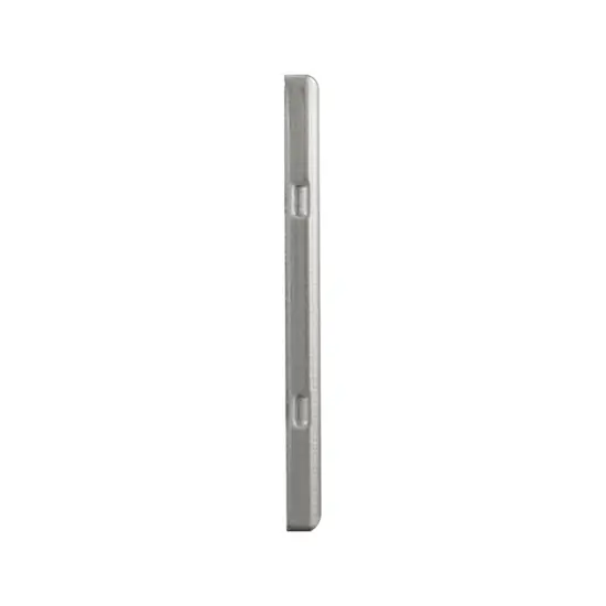 Brushed Aluminium Cover Plate for Double GPO | GEO Series