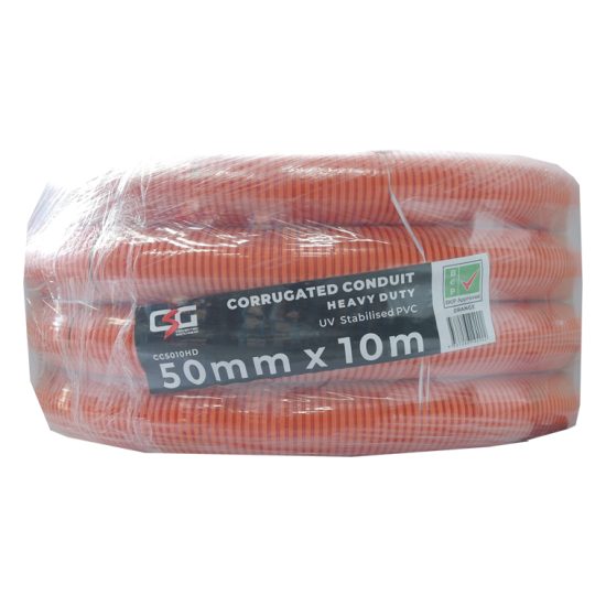 100mm Heavy Duty Rigid Conduit Orange 4M