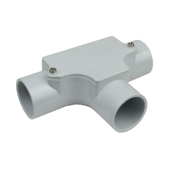 32mm Inspection Tee Grey | Conduit and Accessories