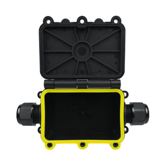 IP68 Weatherproof Junction Box with 2 Cable Entries 450V 40A