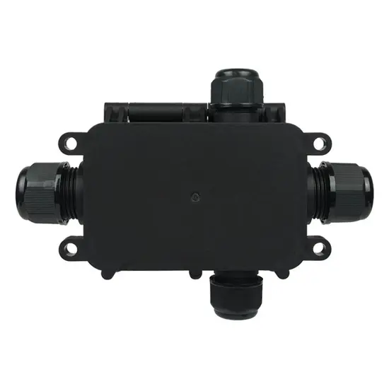 IP68 Weatherproof Junction Box 4 Cable Entries T Style 450V 40A