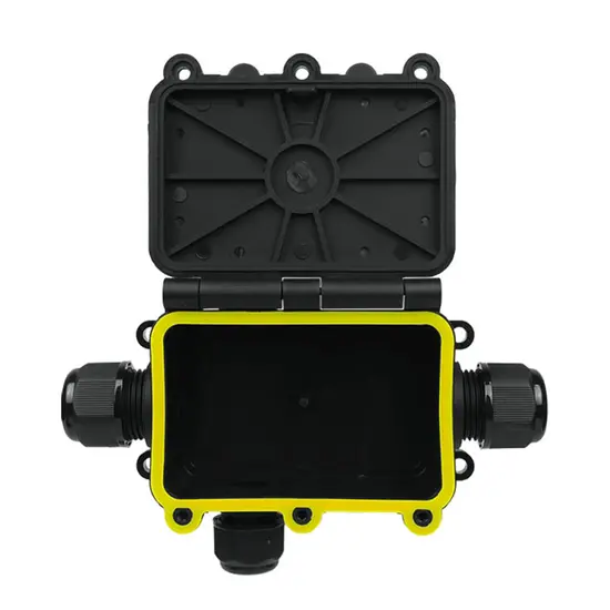 IP68 Weatherproof Junction Box 4 Cable Entries T Style 450V 40A