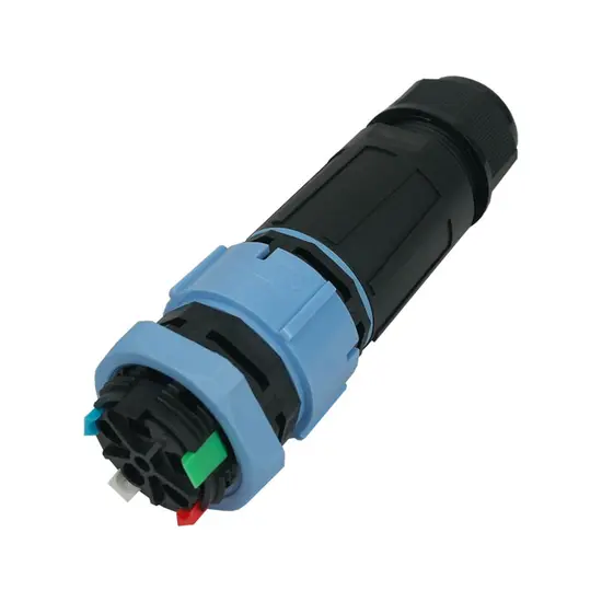 Waterproof Cable Connector 5 Pin IP68 450V 24A Panel Mount