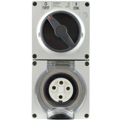 63 Amp 3 Phase Isolator Switch 500V AC | IP66 | IMPACT S Series