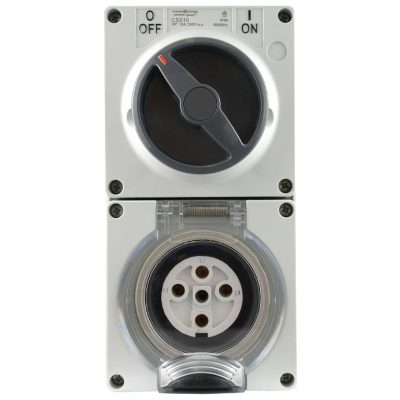 63 Amp 3 Phase Isolator Switch 500V AC | IP66 | IMPACT S Series