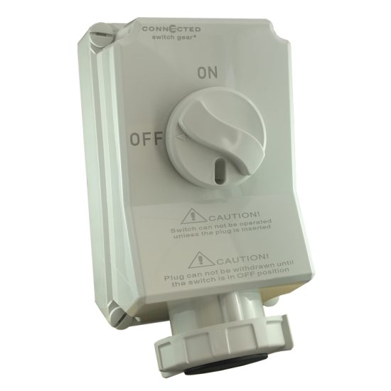 63A Switched Socket Outlet 5 Pin 500V IP67 CEE Form