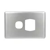 4 Gang Power Point MATTE BLACK 10A 250V AC | GEO Series