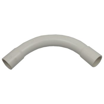 20mm Telstra Bend UPVC 90 Degree Heavy Duty 100mm Radius