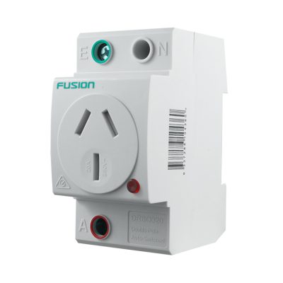DIN Rail Socket Outlet 240V AC 20A Double Pole | CSG