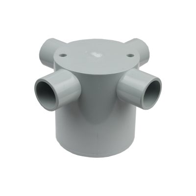 Deep Junction Box 20mm Four Way - Box of 10
