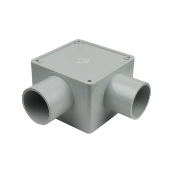 Square Junction Box 32mm Right Angle