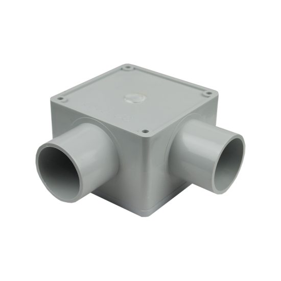 Square Junction Box 32mm Right Angle