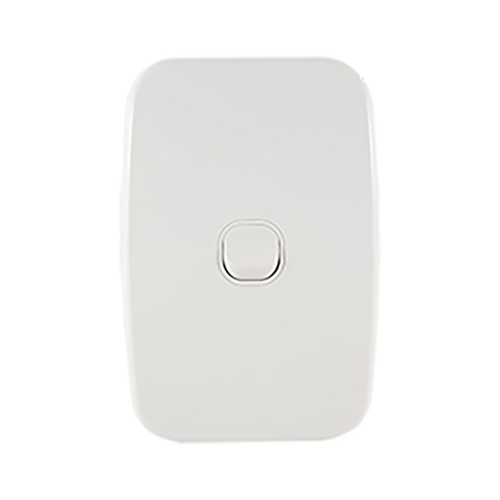 Light Switch 1 Gang Vertical 10A | LUNA Series | CSG Australia