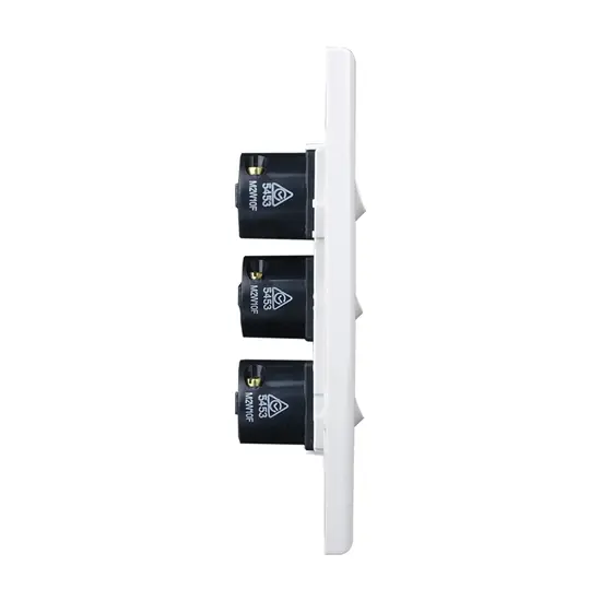 GEO Series 5 Gang Light Switch 10A 250V AC | Connected Switchgear