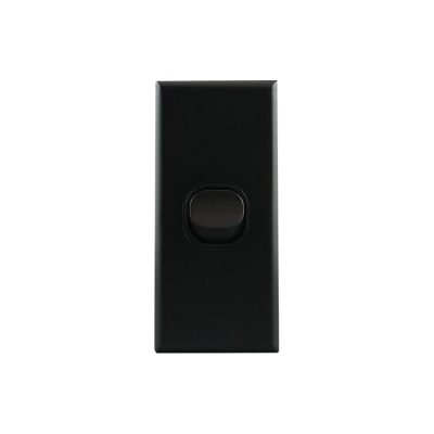1 Gang Architrave Switch 10A 240V AC MATTE BLACK