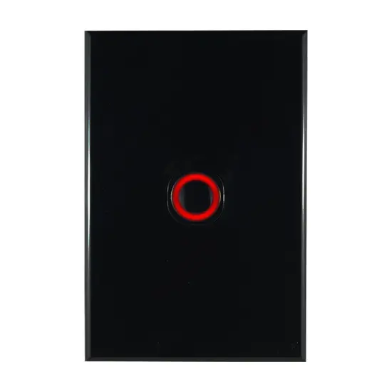 Electronic Time Delay Switch with Red LED Indicator 10A BLACK