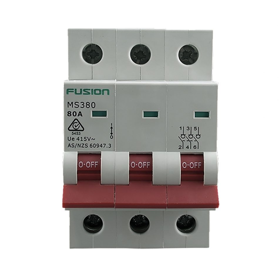 3 Pole Main Switch 80A 500V AC | Connected Switchgear