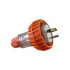 Male Plug 3 Pin Round Earth 10A IP66 | Connected Switchgear