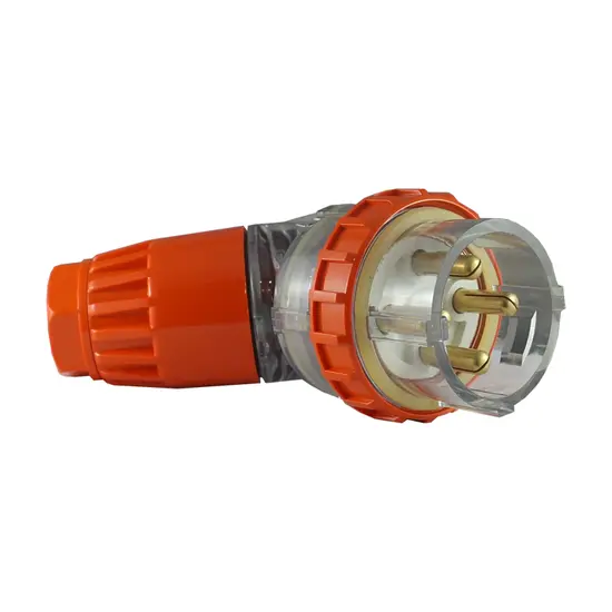 Angled Plug 40A 4 Pin 500V AC IP66 | Connected Switchgear